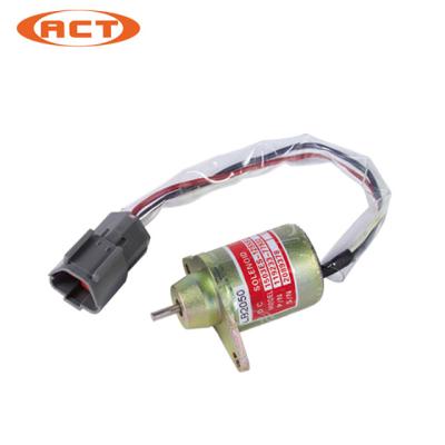 China ACT Yanmar Excavator​ Diesel Engine Fuel Stop Solenoid R55/60-7 DH55/60  PC40/50 for sale