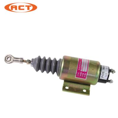 China ACT Excavator​ Spare Parts Stop Solenoid Flameout Solenoid SA-2969-A 24V SA-2606-A 12V for sale