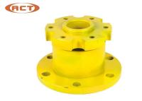 China Yellow Excavator Spare Parts Fan Seat For Komat Su PC200-3/5  143*114*40  6136-61-3610 for sale