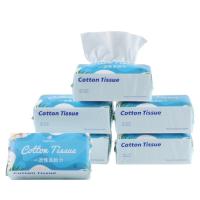 China Chemical Free Unscented Soft Disposable Dry Wipes Face Clean Tissue for sale
