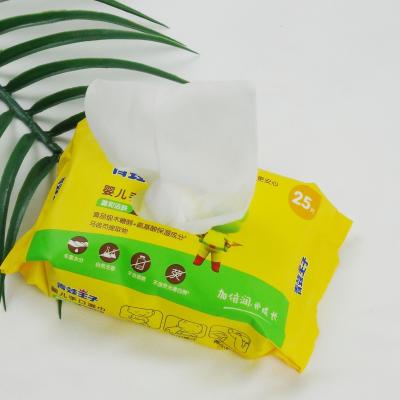 China Organic Nonwoven Disposable Wet Wipe Antibacterial Baby Care Cleaning for sale