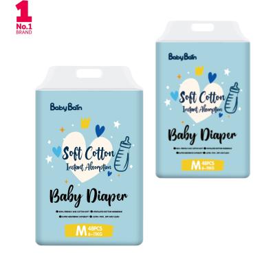 China Soft Baby Diaper Nappies Disposable Breathable for sale
