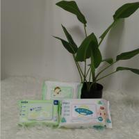 China Gentle Unscented Soft Cotton Disposable Wet Wipes For Sensitive Newborn Non Alcoholic for sale