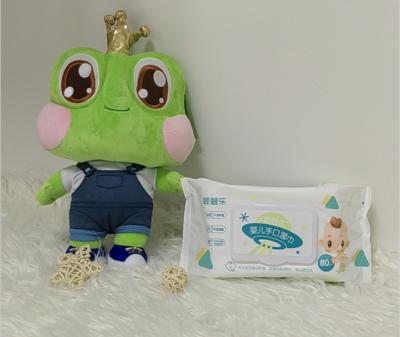 China Gentle Unscented Soft Cotton Disposable Wet Wipes For Sensitive Newborn Non Alcoholic for sale