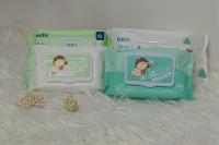 China Gentle Unscented Soft Cotton Disposable Wet Wipes For Sensitive Newborn Non Alcoholic for sale