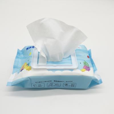 China Organic 99% Water Private Label Disposable Baby Wet Wipes For Sensitive Skin for sale
