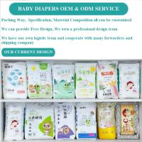 China 100% Cotton Material Disposable Baby Diaper Soft Baby Pants for sale