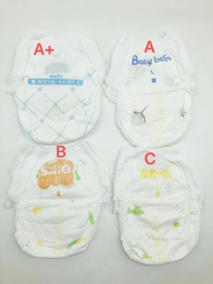 China High Absorbency Disposable Pull Up Baby Diaper C grade for sale