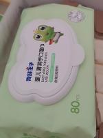 China Cartoon Style Organic Sensitive Skin Baby Wet Wipes Custom Packed 1 To 100pc for sale