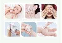 China Cosmetic 100% Cotton Towel Disposable Face Towel Makeup Dry Wipes 80pcs for sale