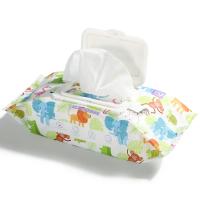 China China Organic Baby Wet Wipes Spunlace Material Disposable Cleaning for sale