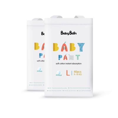 China OEM Soft Cotton Training Pants Care Baby Diaper Pants A Grade for sale