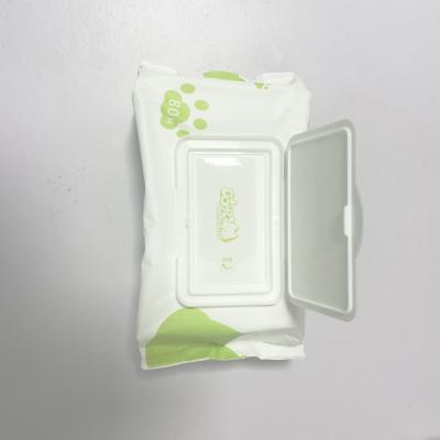 China OEM Multifunction Portable Disposable Wet Wipes For Surface Cleaning Mouth Hands for sale