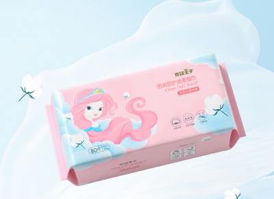 China Custom Soft Cotton Disposable Daily Cleansing Facial Towelettes For Dry And Wet Using for sale
