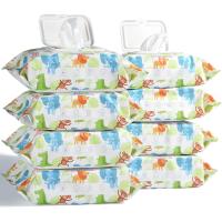 China Wet Tissue 80 Count Soft Non Woven Baby Wipes With Lid For Babies for sale