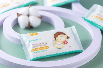 China Natural Organic Disposable Travel Cleaning Baby Wet Wipes Biodegradable for sale