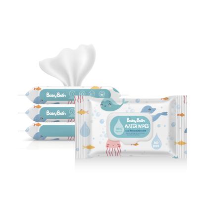 China Customized Disposable Baby Wet Wipes Super Soft Pure Water Natural Organic for sale