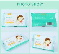 China Spunlaced Nonwoven Soft Cleaning Organic Baby Barn Water Wipes for sale