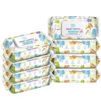 China China Organic Baby Wet Wipes Spunlace Material Disposable Cleaning for sale