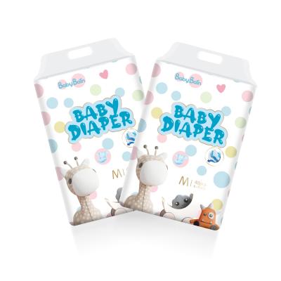China Cotton Disposable Baby Diaper Nappies Customized for sale