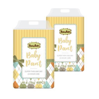 China Highly Absorbent Pretty Baby Pants Eco Friendly Diaper Premium for sale