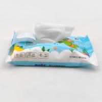 China Private Label Free Sample Disposable Natural Fabric Biodegradable Baby Water Wet Cleaning Wipes for sale