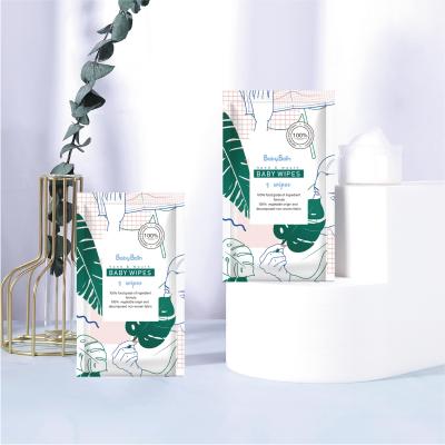 China Custom Disposable Spunlace Non Woven Wet Tissue Paper Baby Thick Wet Wipes for sale