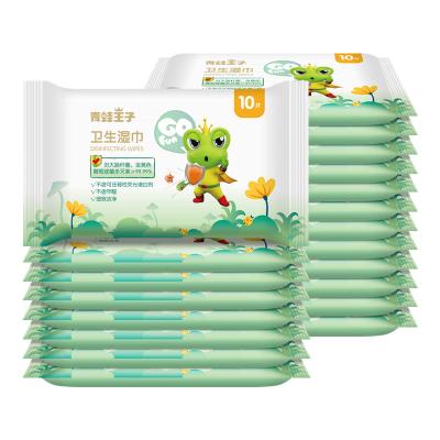 China Disposable Private Label Sensitive Oem Baby Hand Mouth Cleaning Water Wet Wipes 10pcs for sale
