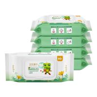 China OEM 72pcs Non Woven Babies Care Cotton Biodegradable Disposable Wet Wipes Alcohol Free for sale