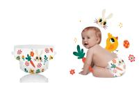 China Non Woven Fabrics Disposable Softable Baby Diaper C Grade for sale