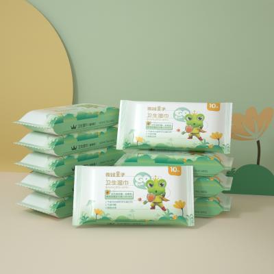 China Baby Wet Wipe Alcohol Free Soft Baby Cleaning Wet Wipes Customized for sale