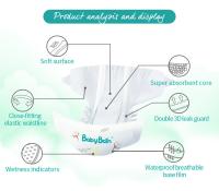 China Custom Disposable Baby Diaper Stocklot A Grade Baby Pants for sale