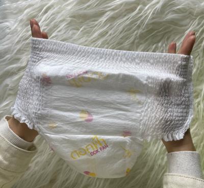 China Custom Super Absorbing Disposable Baby Diapers Nappies Baby Pants for sale