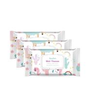 China Baby Disposable Wet Wipes Lid Ro Water Non Woven Fabric Material for sale