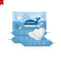 China Soft and refreshing Wholesale Uncented Water wipes Sensitive Baby Wet Wipes for sale