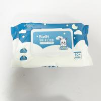 China Pure Water Cleaning Disposable Baby Tissue Wet Wipes Alcohol Free Fragrance Free for sale