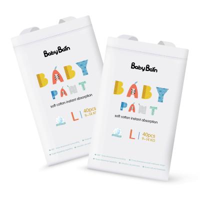 China Baby Diaper Pants Disposable Big Waist Newborn Baby Diaper Training Pant for Children for sale