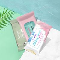 China Fragrance Free make up remover cleansing wipes disposable wet wipes Gentle for all Skin Types for sale