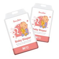 China Color Print PE Disposable Baby Diapers Fast Shipping In Bulk for sale