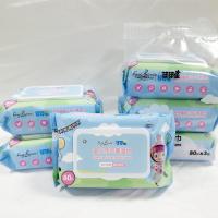 China Private Label ultra soft nonwoven sensitive baby wet wipes for mouth and hand for sale