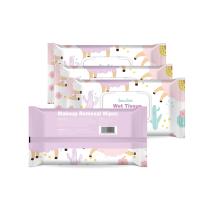 China Custom Logo Disposable Cosmetic Makeup Remover wet wipes daily used for face cleaning for sale