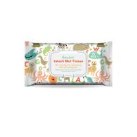 China 80pc per bag Natural Fabric Custom Nonwoven Baby Wet Wipes Biodegradable Ultra Soft for sale