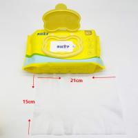 China Plant Fabric Wet Tissue Biodegradable Flushable Baby Wipes Fragrance Free for sale