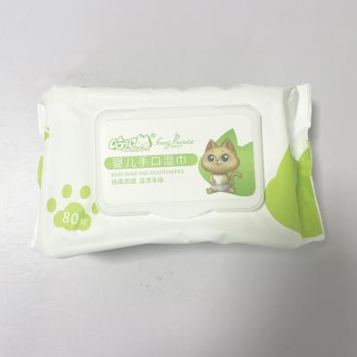 China Cotton Soft Baby Wipes Healthy Disposable Tiusse For Newborn Baby for sale