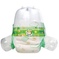 China SMMS Leg Cuff High Water Absorption Baby Night Nappies For Sensitive Skin for sale