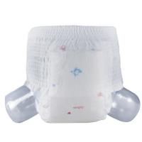 China Overnight Green ADL Organic Disposable Baby Nappies Big Elastic Waistband for sale