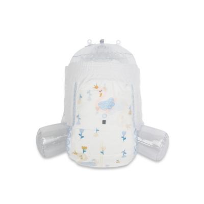 China 360 Elastic Waistband Pull Up Baby Diaper Fluff Pulp Disposable Training Pants for sale