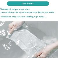 China OEM Removal Wipe Free Oil Organic Make Up Removing Private Label Facial Dry Cotton Tissue Wipes for sale