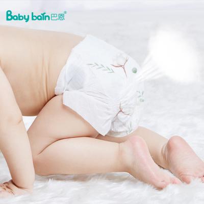China Breathable Dry Surface High Absorption Disposable Baby Diaper For Sensitive Skin for sale