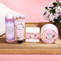 China Body Butter Hand Cream Shower Gel Massage Oil Bath Bar Shower Gel Gift Set OEM for sale